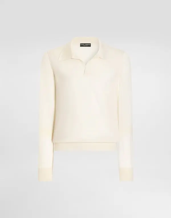 Dolce & Gabbana Knit Polo Shirt - White