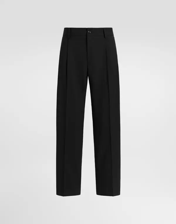 Dolce & Gabbana Wool Trousers - Black