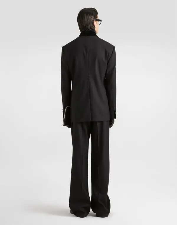 Dolce & Gabbana Pinstripe Wool Trousers