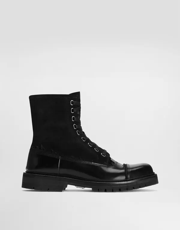 Dolce & Gabbana Calfskin Ankle Boots - Black