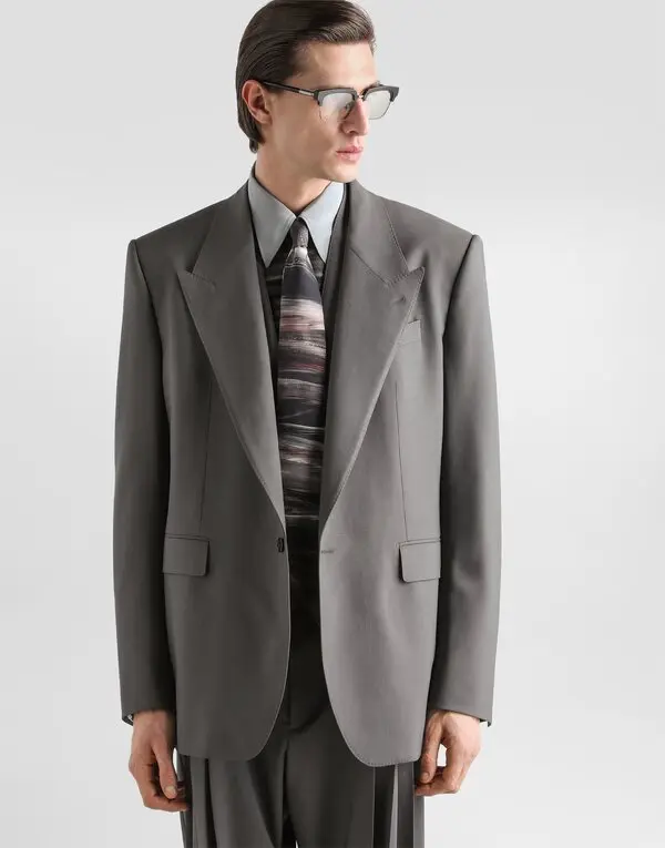 Dolce & Gabbana Palermo Single-breasted Wool Jacket