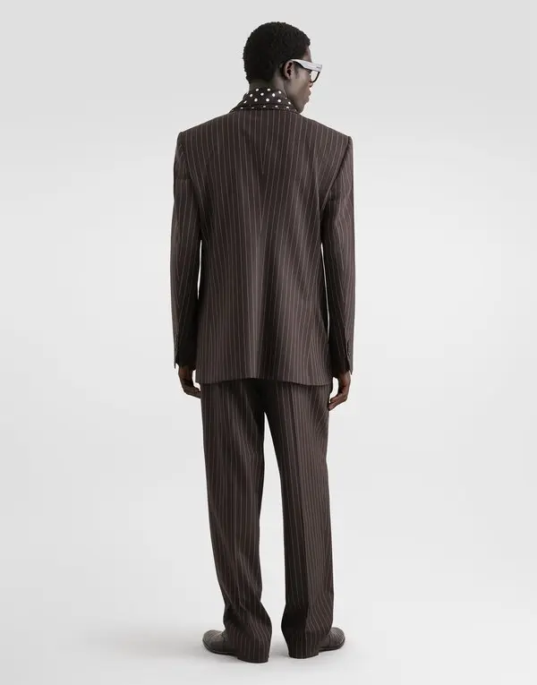 Dolce & Gabbana Polka Dot-print Silk Twill Gold Shirt - Multicolor