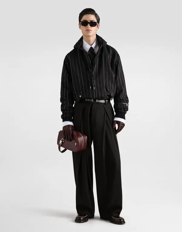 Dolce & Gabbana Virgin Wool Gabardine Trousers