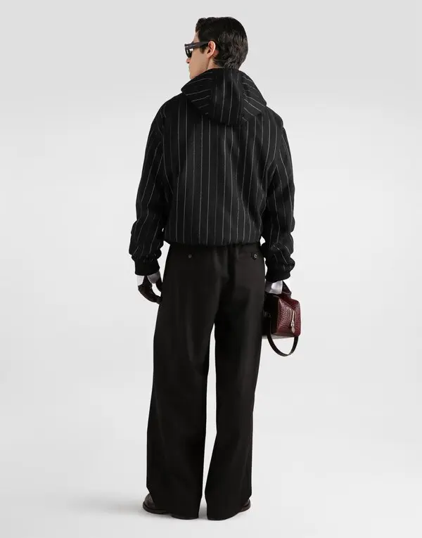 Dolce & Gabbana Virgin Wool Gabardine Trousers