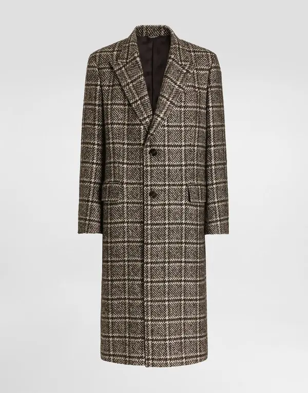 Dolce & Gabbana Single-breasted Check Coat - Multicolor