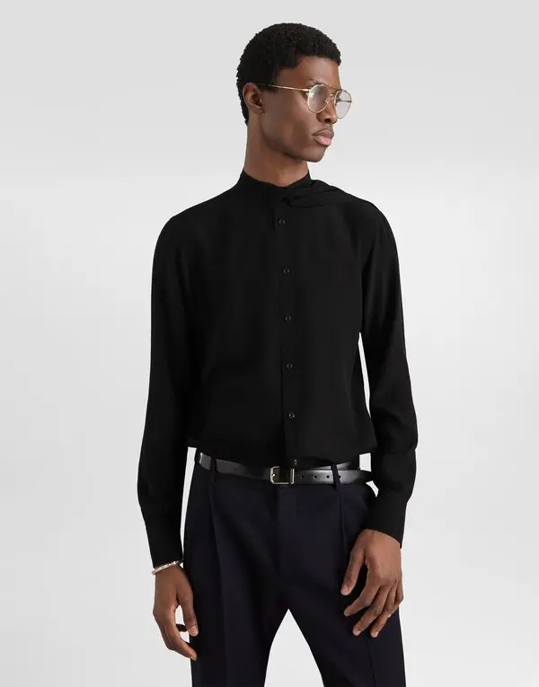Dolce & Gabbana Crêpe De Chine Martini Shirt