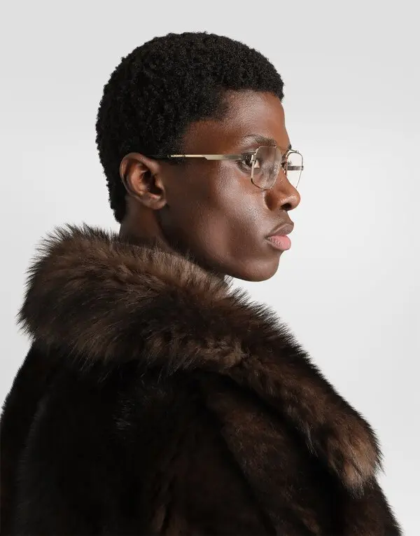 Dolce & Gabbana Single-breasted Shearling Coat