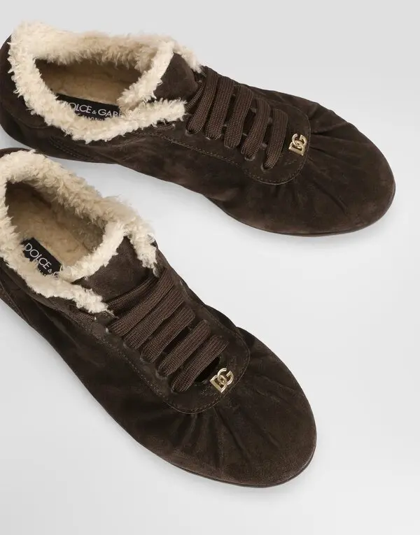 Dolce & Gabbana Ballet Suede Sneakers