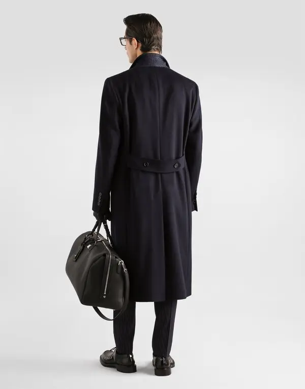 Dolce & Gabbana Martini Light Double-breasted Pinstriped Wool Jacket