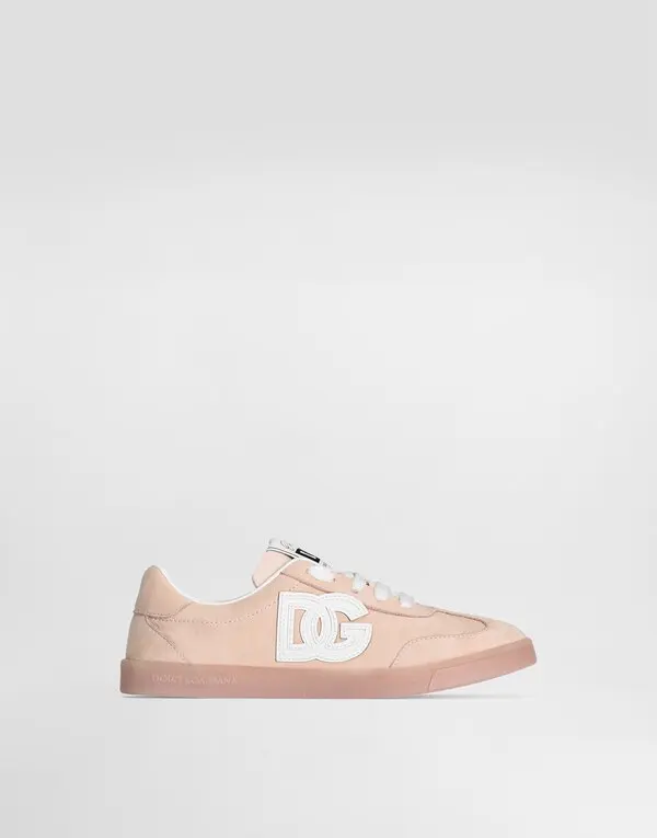 Dolce & Gabbana Nubuck And Mesh Sneakers