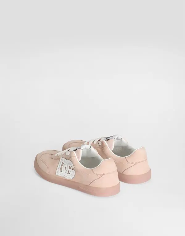Dolce & Gabbana Nubuck And Mesh Sneakers