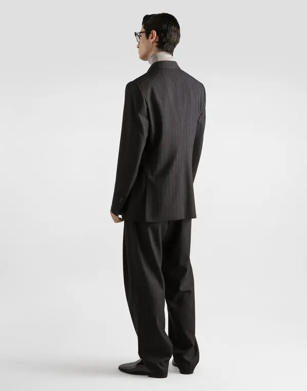Dolce & Gabbana Palermo Double-breasted Pinstripe Wool Jacket