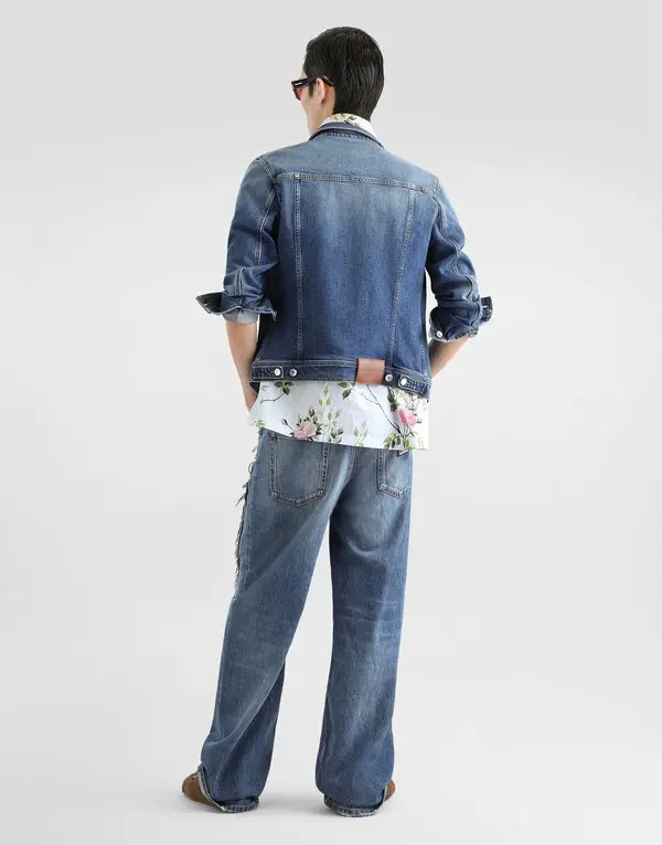 Dolce & Gabbana Rose-print Poplin Hawaii Shirt