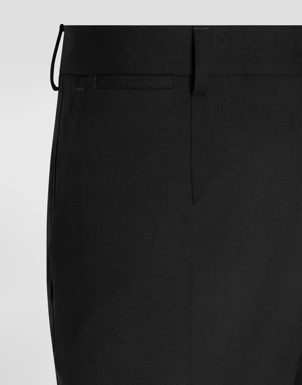 Dolce & Gabbana Wool Gabardine Trousers