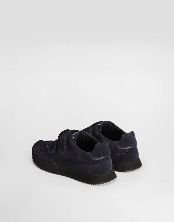 Dolce & Gabbana Dg Cushion Sneakers In Split Leather