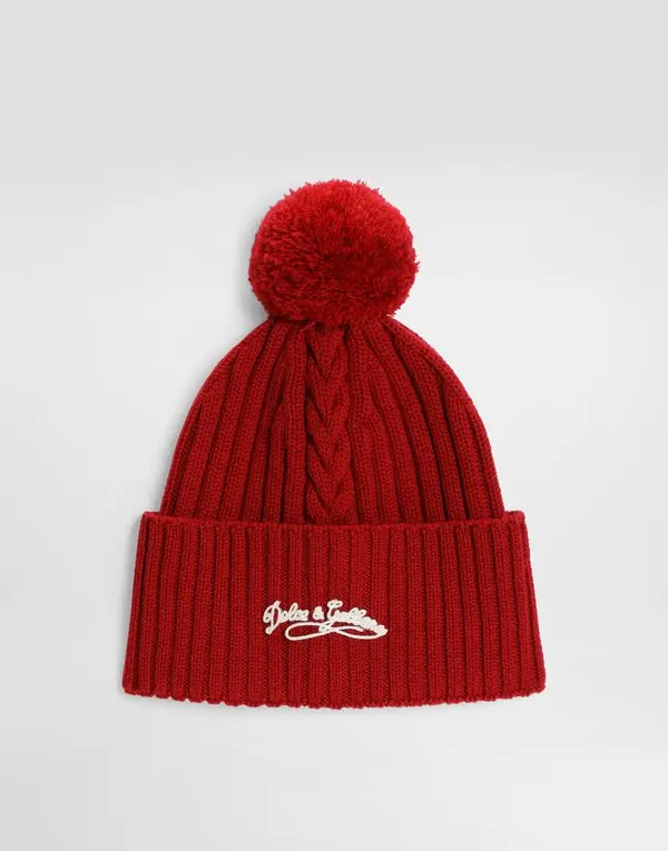 Dolce & Gabbana Knit Hat - Red