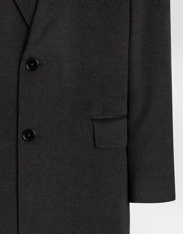Dolce & Gabbana Single-breasted Wool Coat