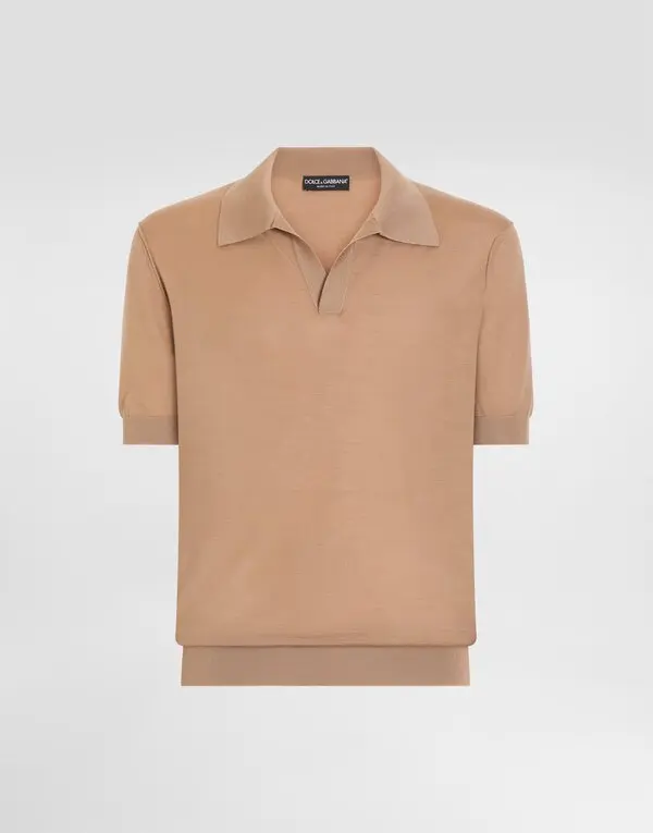Dolce & Gabbana Cashmere Polo Shirt