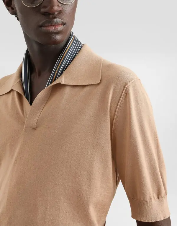 Dolce & Gabbana Cashmere Polo Shirt