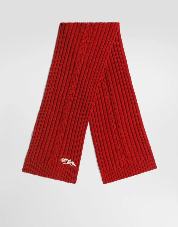 Dolce & Gabbana Knit Scarf - Red
