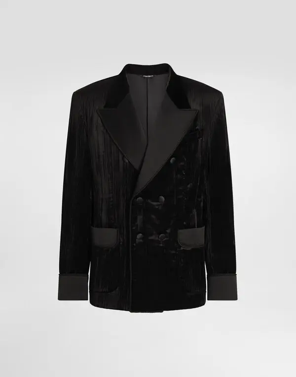 Dolce & Gabbana Double-breasted Velvet Jacket