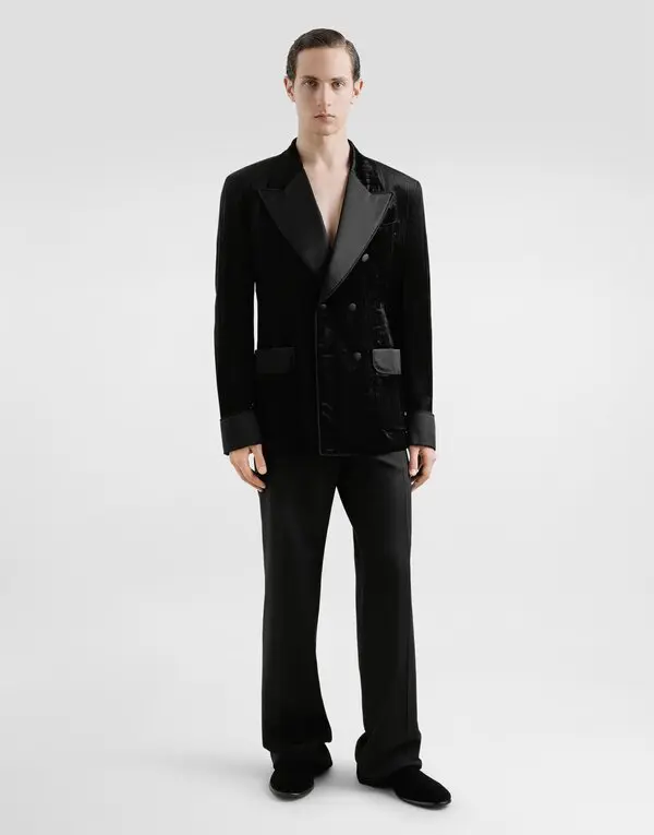Dolce & Gabbana Double-breasted Velvet Jacket