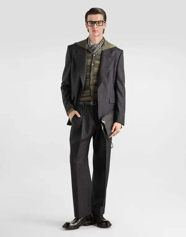 Dolce & Gabbana Wool Flannel Trousers