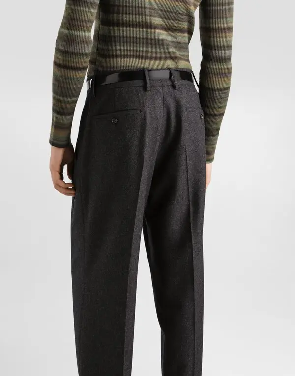 Dolce & Gabbana Wool Flannel Trousers