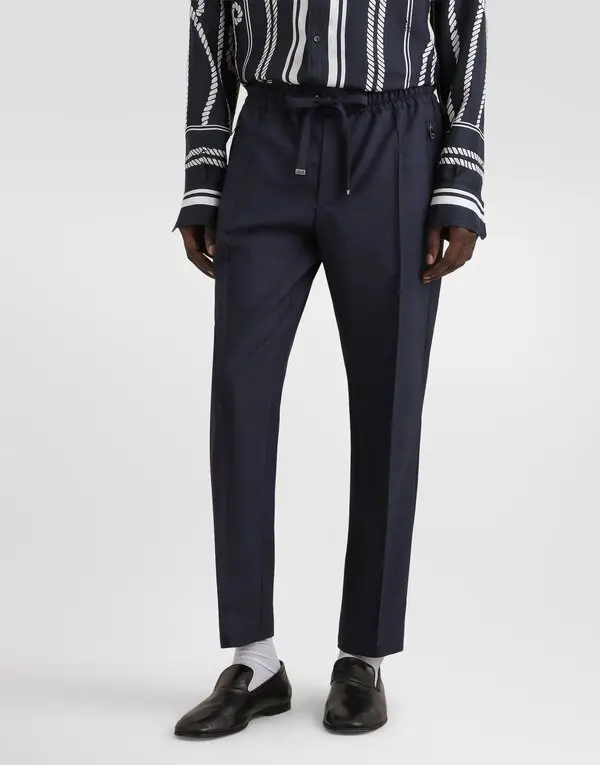 Dolce & Gabbana Virgin Wool Jogging Trousers