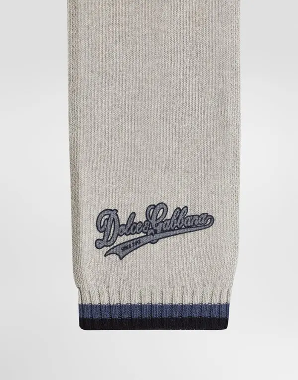 Dolce & Gabbana Knit Scarf With Logo