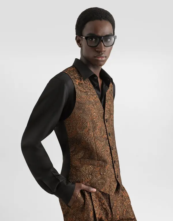 Dolce & Gabbana Single-breasted Brocade Vest