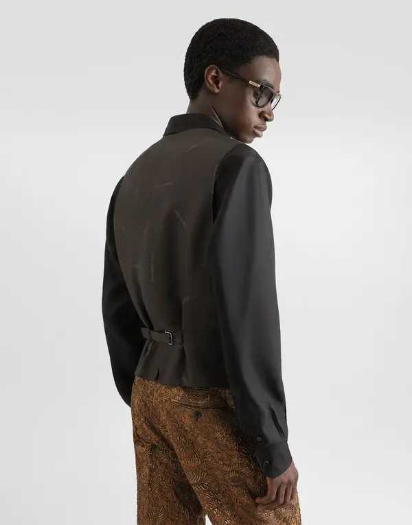 Dolce & Gabbana Single-breasted Brocade Vest