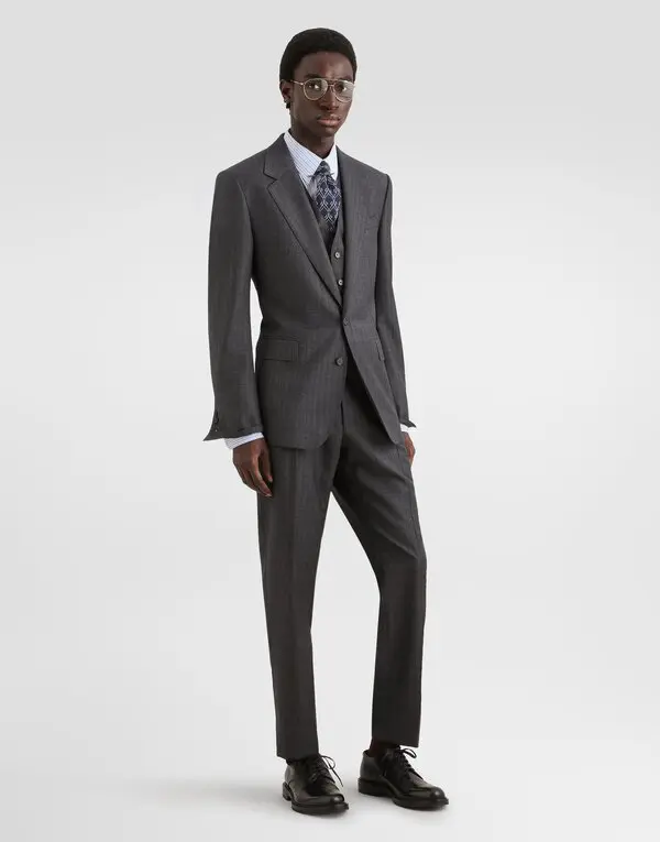 Dolce & Gabbana Pinstripe Wool Vest