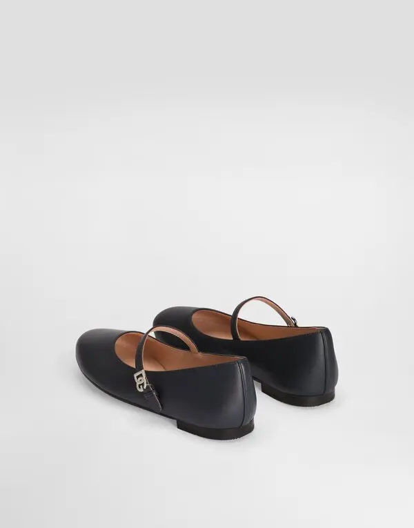 Dolce & Gabbana Nappa Leather Ballet Flats