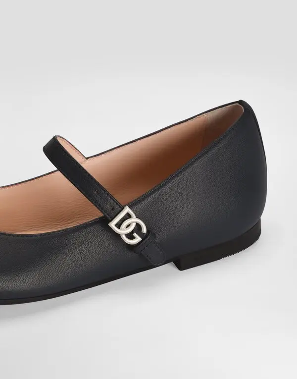 Dolce & Gabbana Nappa Leather Ballet Flats