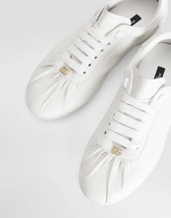 Dolce & Gabbana Ballet Sneakers In Calfskin