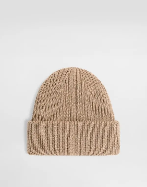 Dolce & Gabbana Virgin Wool Hat With Logo