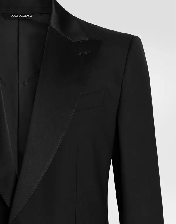 Dolce & Gabbana Single-breasted Wool Tuxedo Sicilia Light Suit