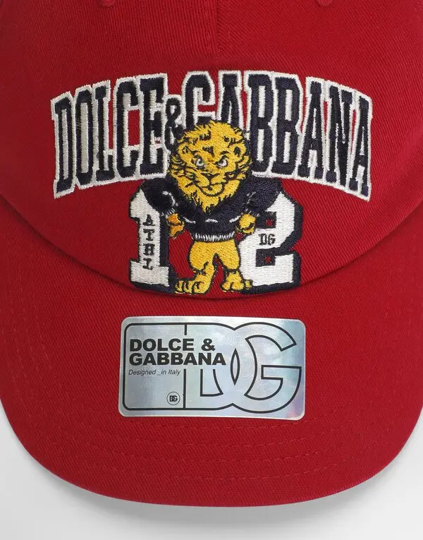 Dolce & Gabbana Drill Baseball Hat With Logo
