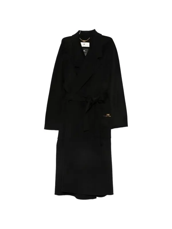 Elisabetta Franchi Wool Long Coat