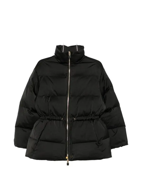Elisabetta Franchi Short Down Jacket - Black