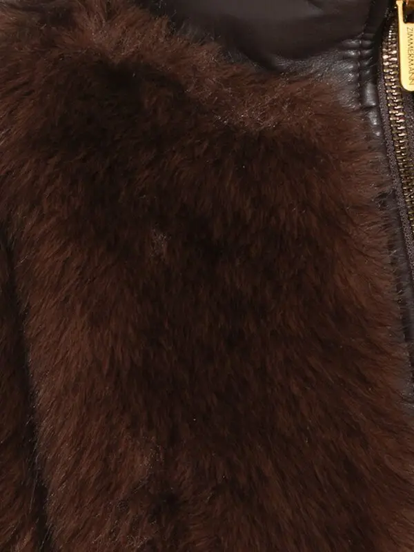 Zimmermann Valiant Faux Fur Jacket