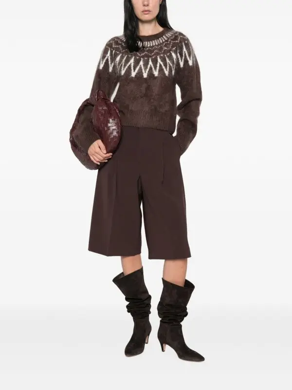 Soft Goat Wool Crewneck Sweater