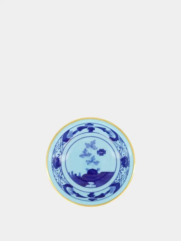 GINORI 1735 Oriente Italiano Iris Soy Sauce Cup - Blue