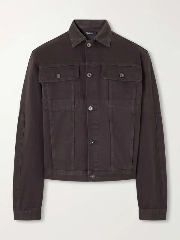 3sixteen Trucker Garment Dyed Cotton-twill Jacket