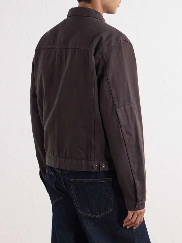 3sixteen Trucker Garment Dyed Cotton-twill Jacket