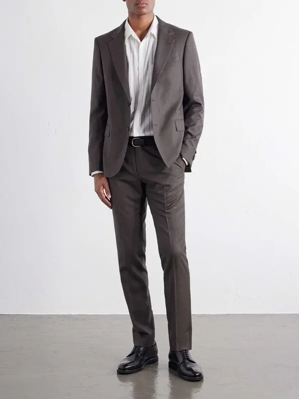 Mr P. Luxe Wool And Silk-blend Suit Jacket