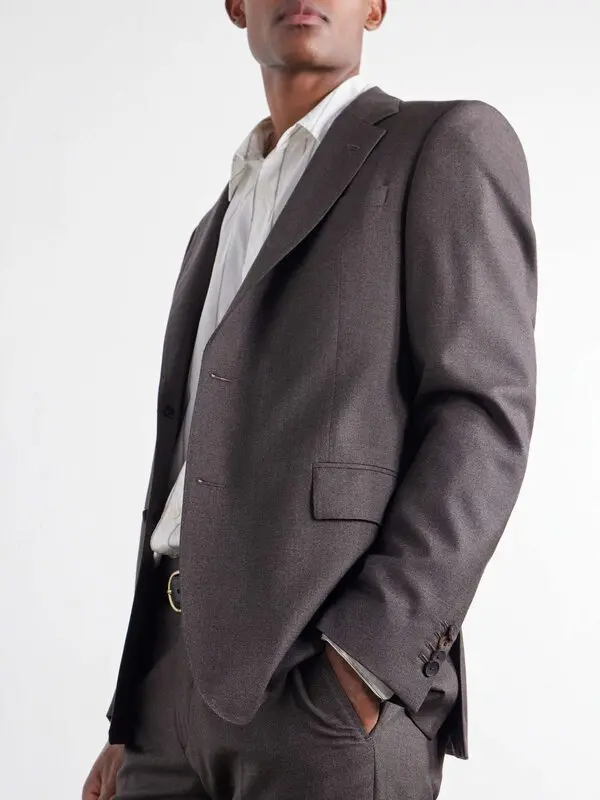 Mr P. Luxe Wool And Silk-blend Suit Jacket