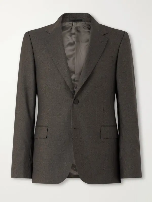 Mr P. Luxe Slim-fit Wool And Silk-blend Suit Jacket