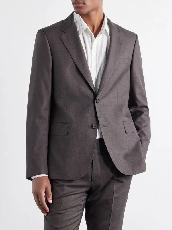Mr P. Luxe Slim-fit Wool And Silk-blend Suit Jacket